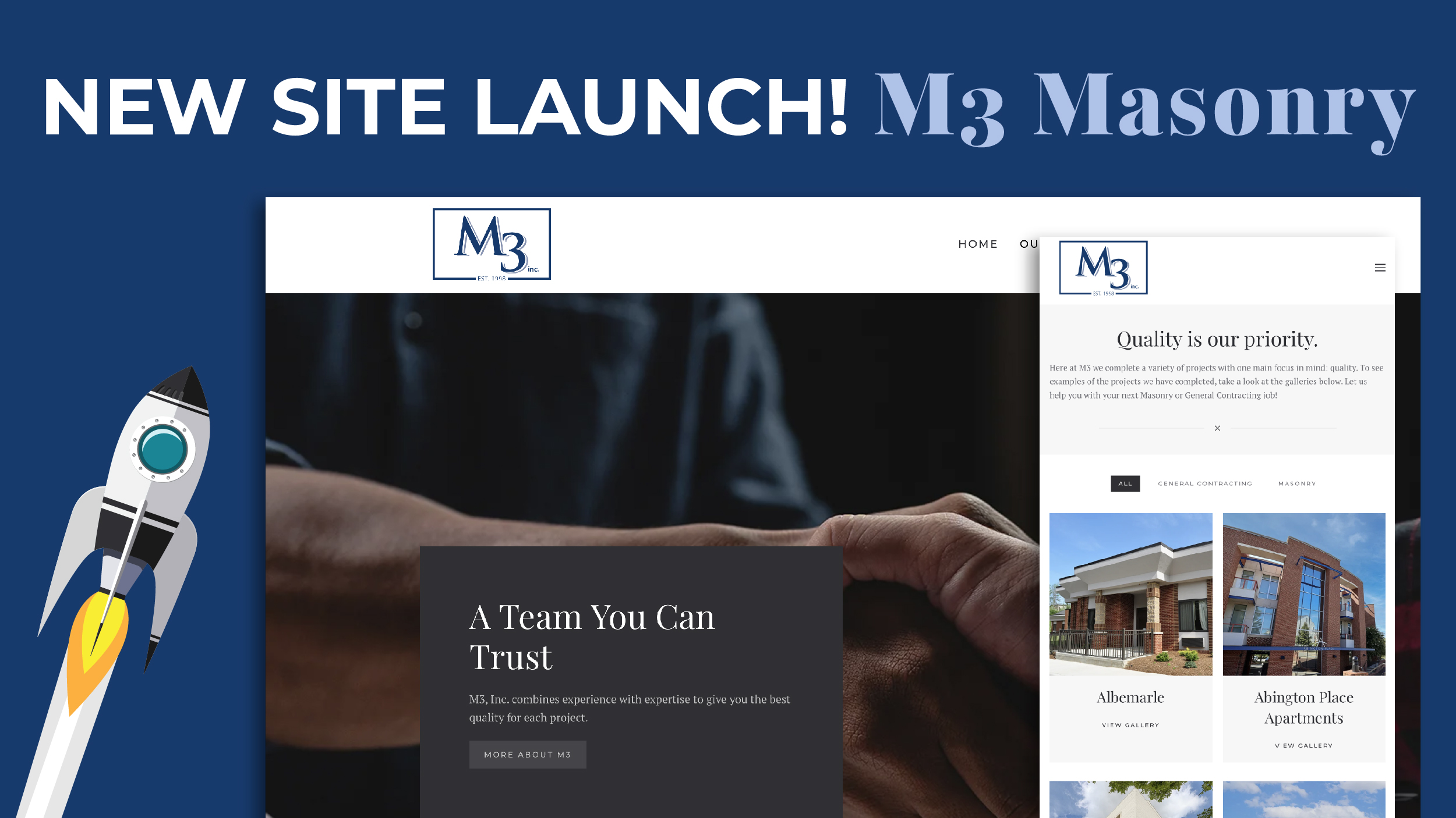 Congratulations M3, Inc. on the New Website - Stimulus Advertising ...